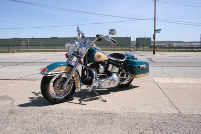 Sue's Softail Bagger Conversion
